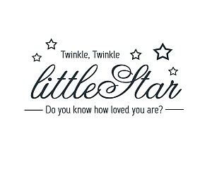Twinkle Little Star Word Art – Squijoo.com