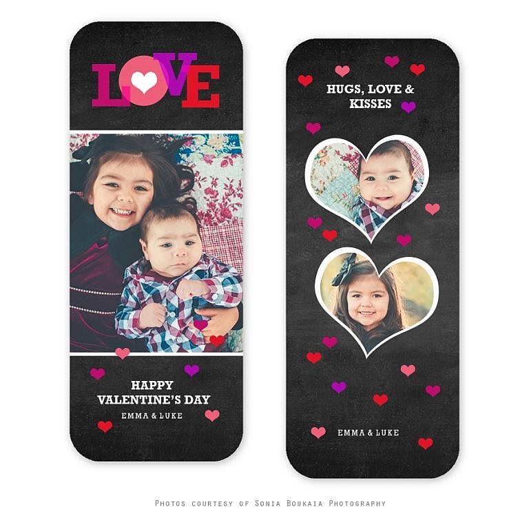 Kisses & Hugs Bookmark Template – Squijoo.com