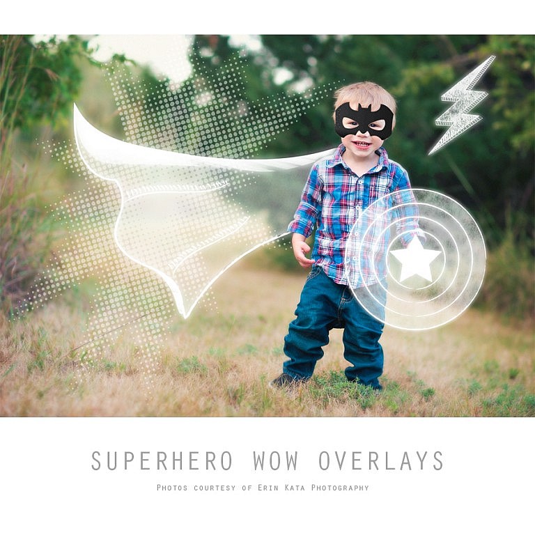 Superhero Wow Overlays – Squijoo.com