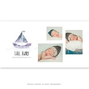 Sea Life Watercolor Album Book (12×12) – Squijoo.com
