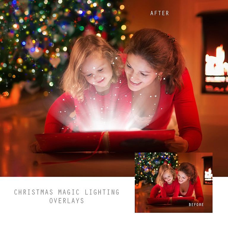 Christmas Magic Lighting Overlays – Squijoo.com