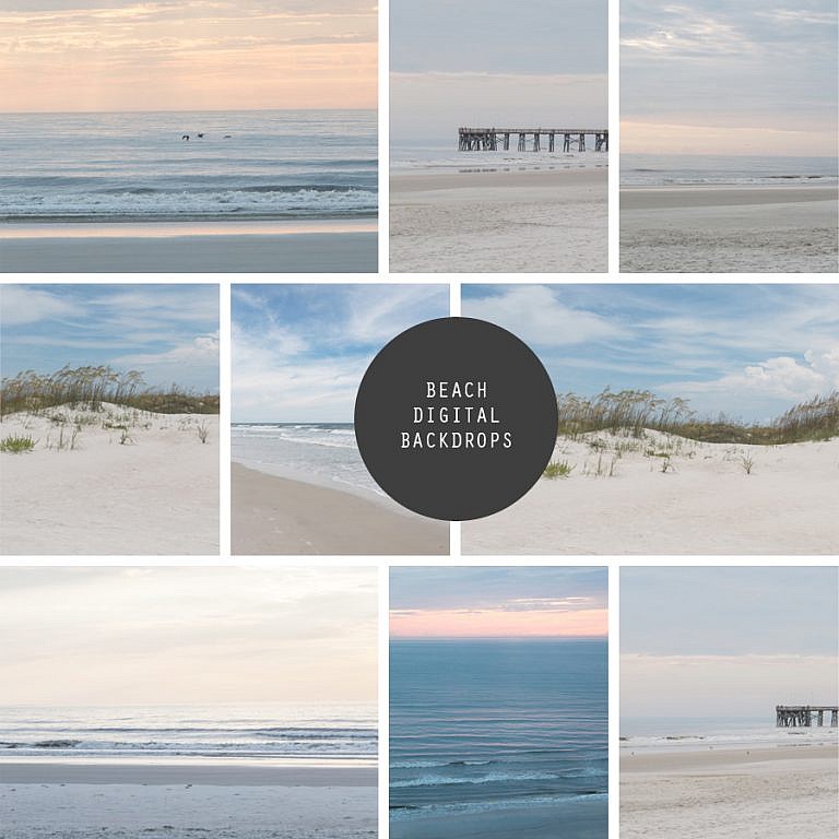 Beach Digital Backdrops – Squijoo.com