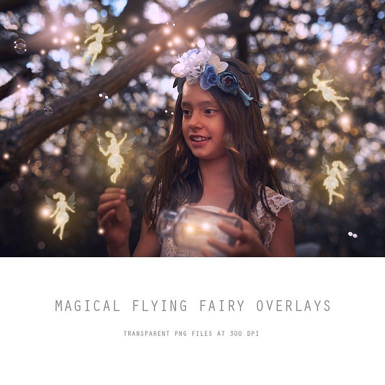 Magical Flying Fairy Overlays – Squijoo.com