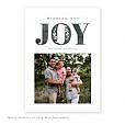 Joy Acorn Holiday Card