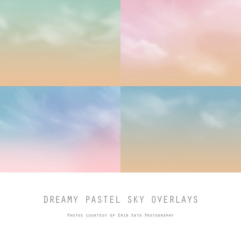Sky Overlays – Dreamy Pastel – Squijoo.com