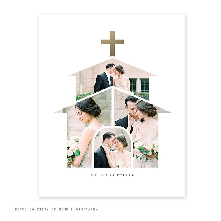Wedding Church Shape Collage – Squijoo.com