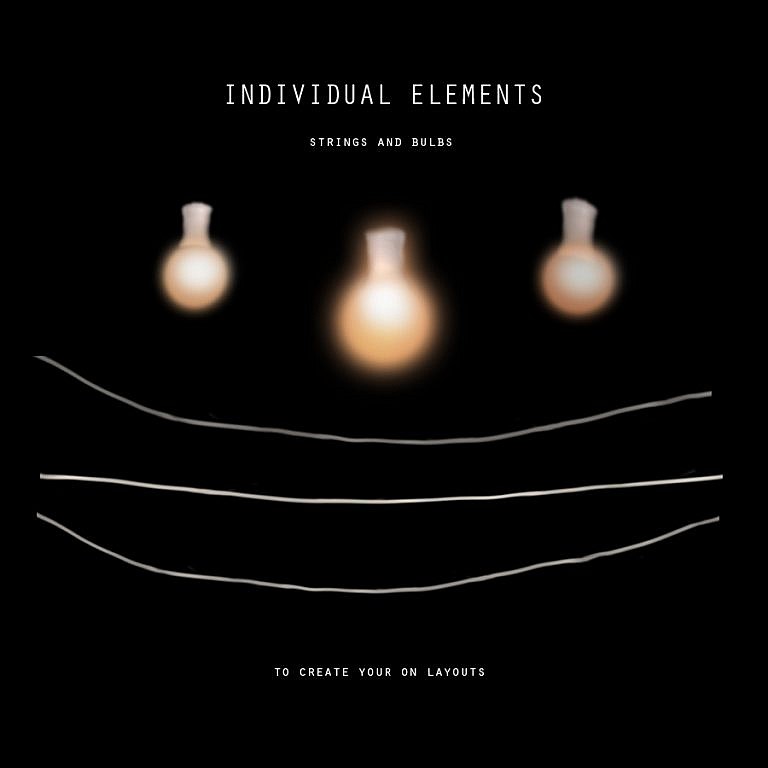 Light Bulb String Overlays – Squijoo.com