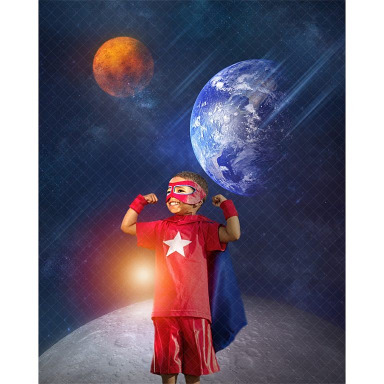 Superhero Deep Space Digital Backdrop – Squijoo.com
