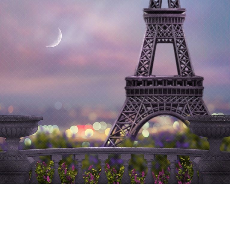 Paris Balcony Digital Backdrop – Squijoo.com
