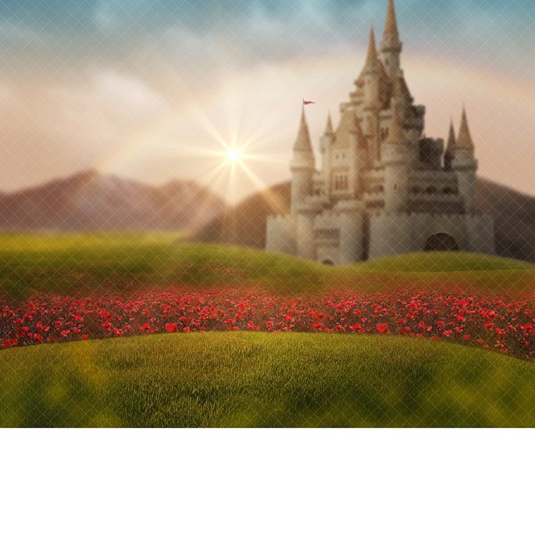 Princess Castle Digital Backdrop – Squijoo.com