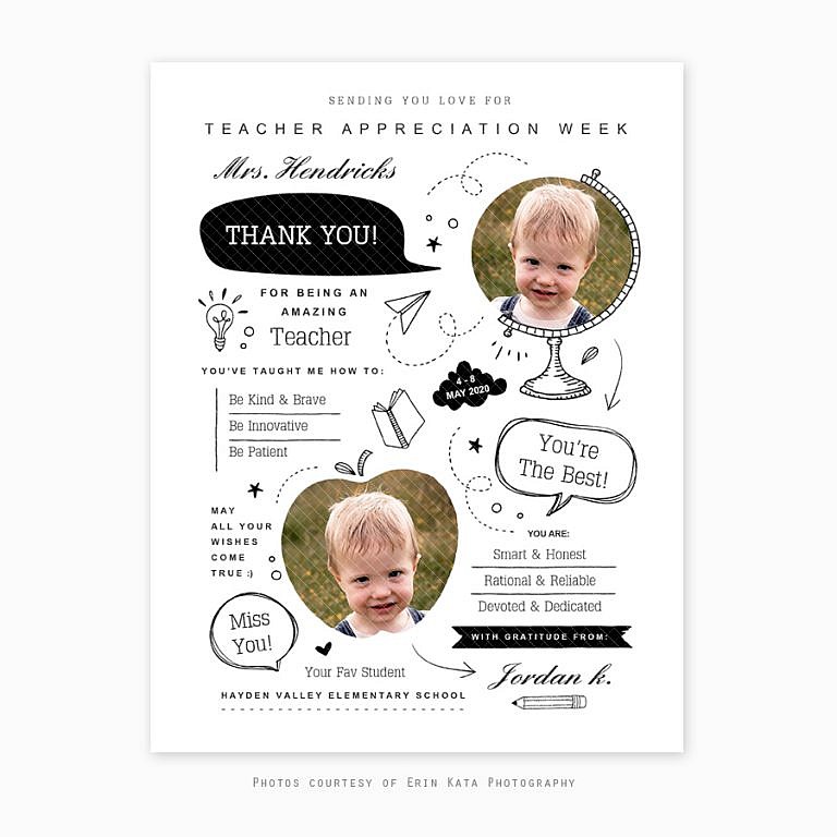 Teacher Appreciation Gratitude Board – Squijoo.com