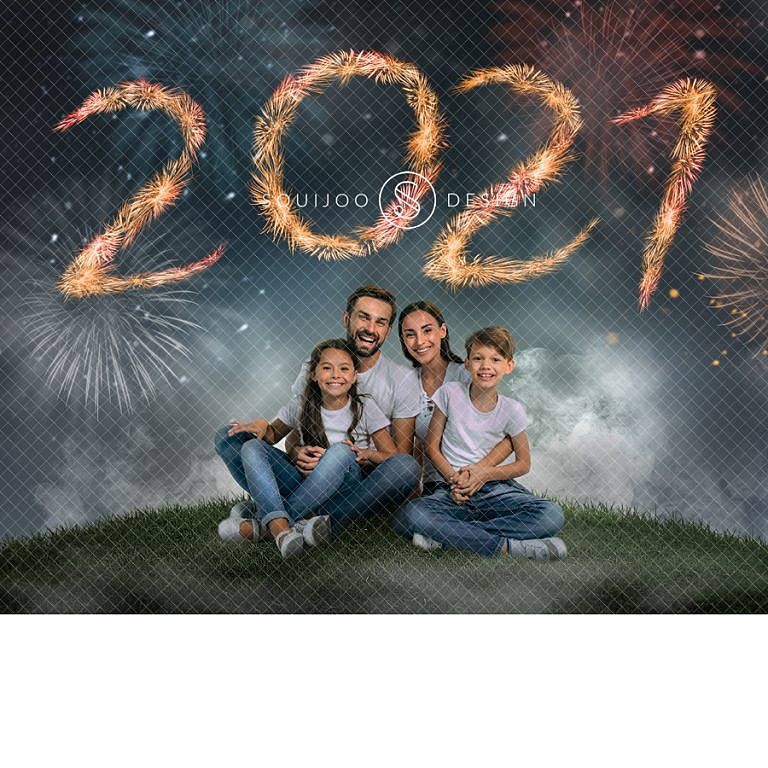 Hello 2021 Fireworks Digital Backdrop – Squijoo.com