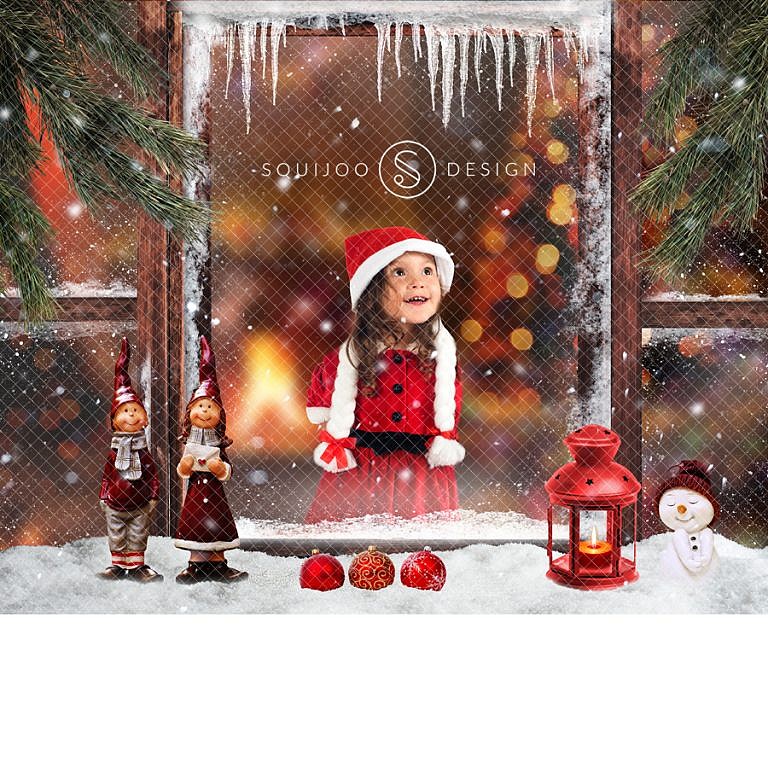 Monster Chasing Digital Backdrop | Squijoo.com