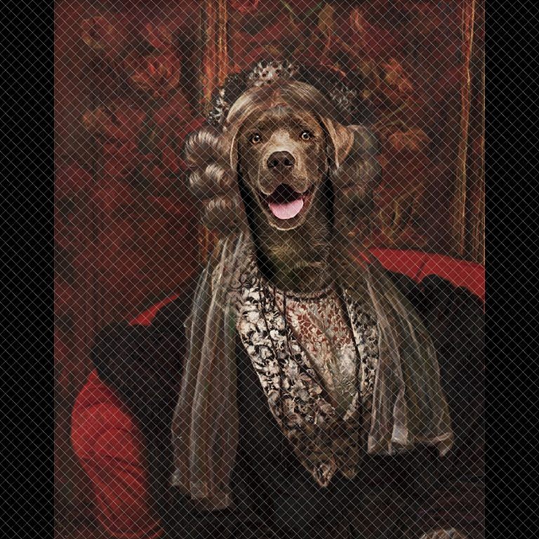 Renaissance Portrait Digital Backdrop – Revive – Squijoo.com