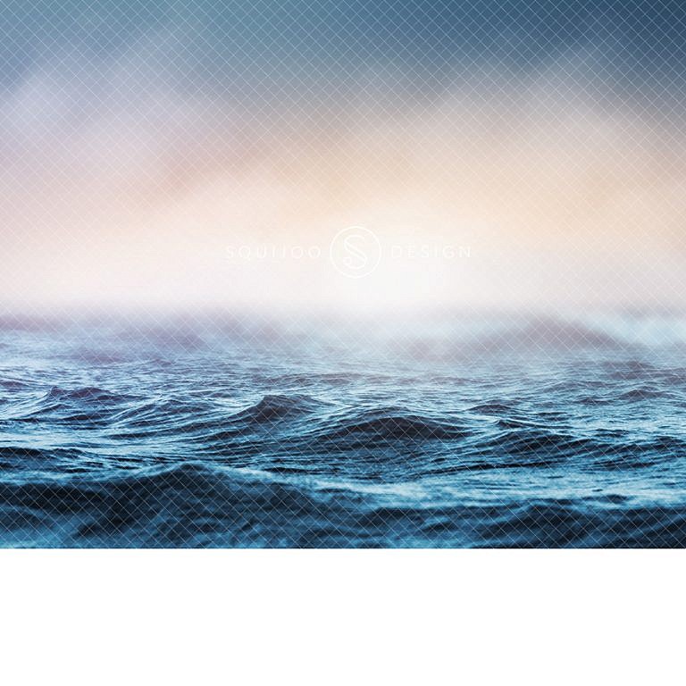 Water Surface Digital Backdrop – Lush Waves – Squijoo.com