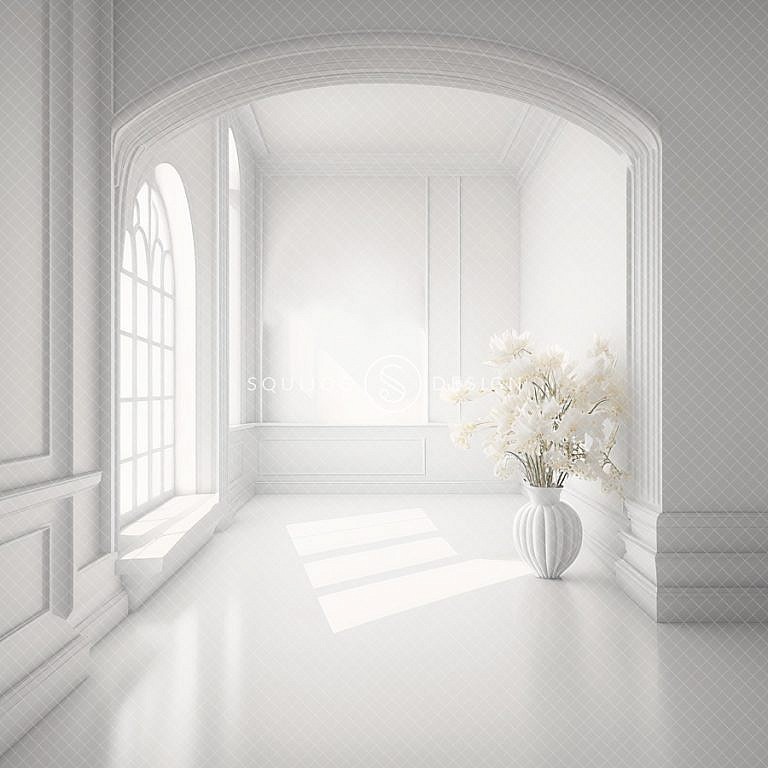 White Room Digital Backdrop – Bliss – Squijoo.com