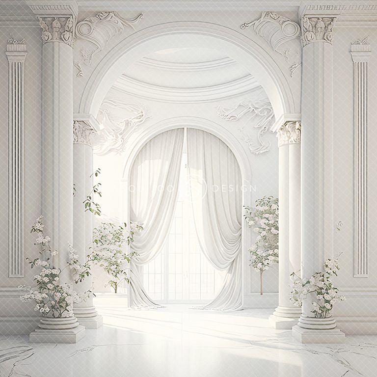White Room Digital Backdrop – Ivory – Squijoo.com