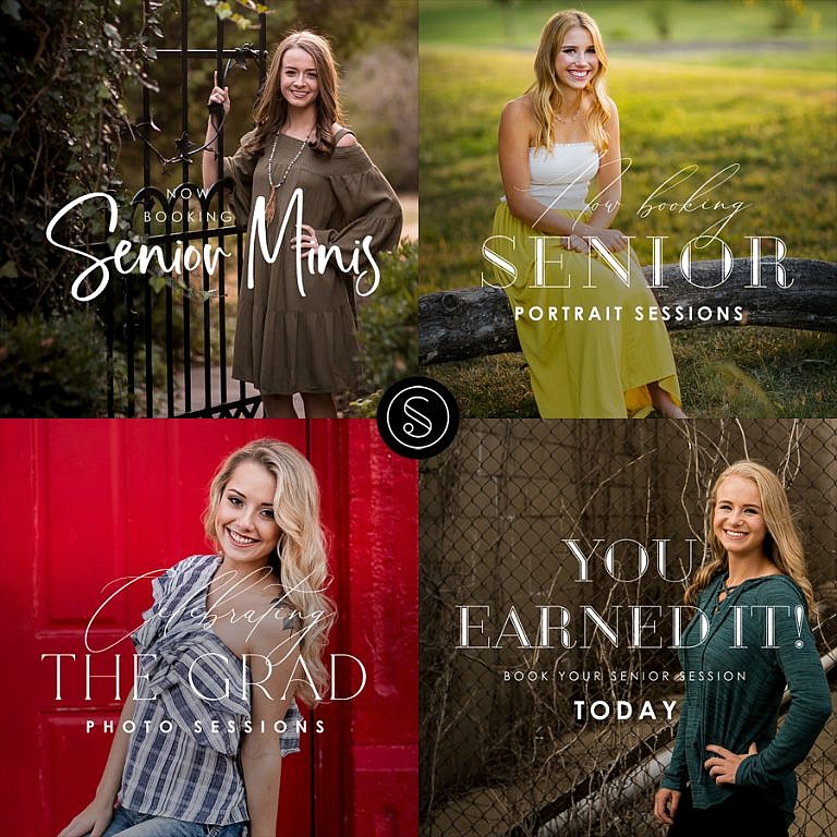 Senior Photography Session Wordart Overlays – Squijoo.com