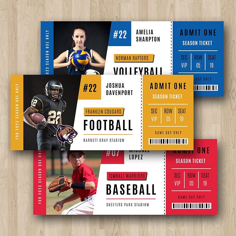 Sports Ticket Template – Squijoo.com