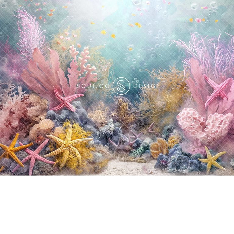 Under the Sea Coral Digital Backdrops – Squijoo.com