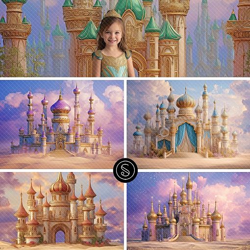 Arabian Castle Digital Backdrops – Squijoo.com